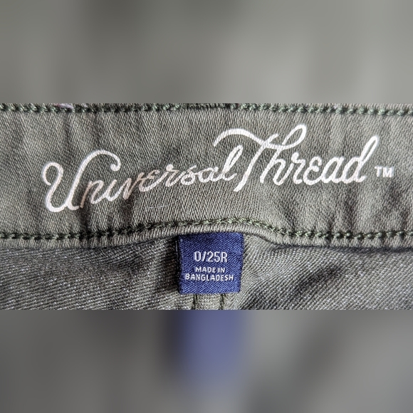 Universal Thread | Jeans | Nwot Universal Thread Olive Green Destroyed ...